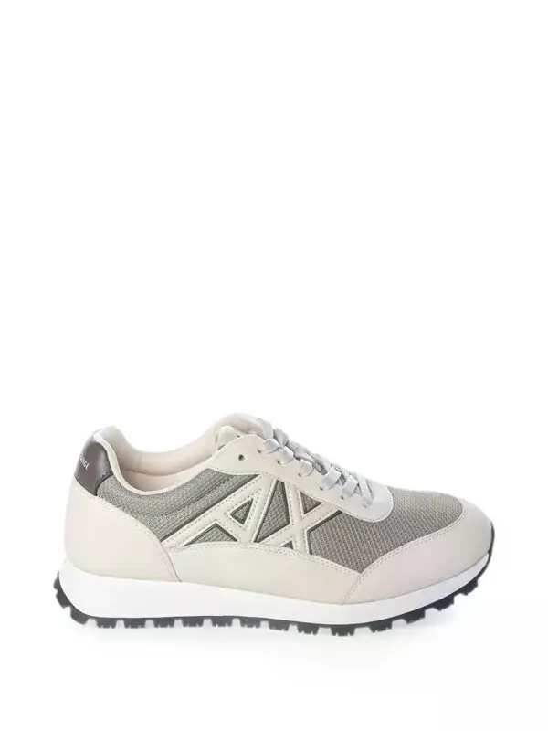 Armani Exchange Logo Patch Panelled Sneakers