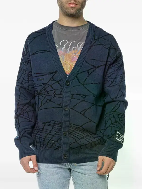 Ksubi Lies Spider-web Cardigan