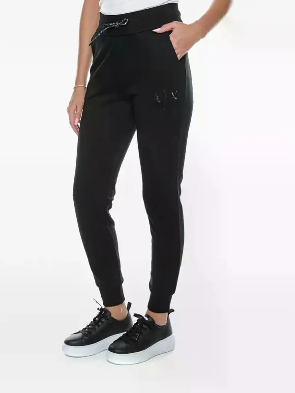 Armani Exchange Logo Print Drawstring Track Pants