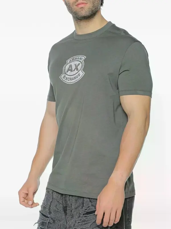 Armani Exchange Logo-print T-shirt - Green
