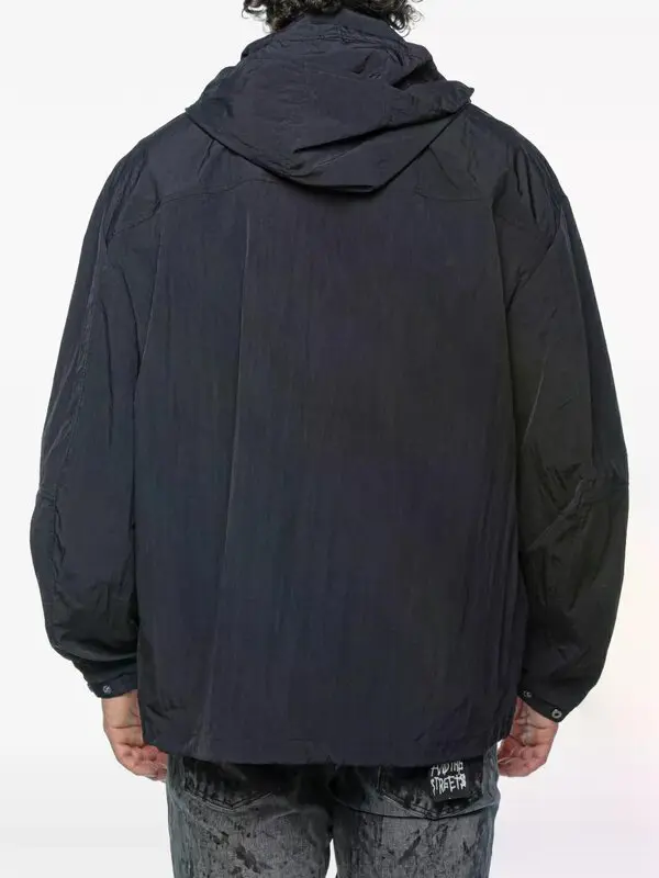 Armani Exchange Logo Patch Hooded Jacket