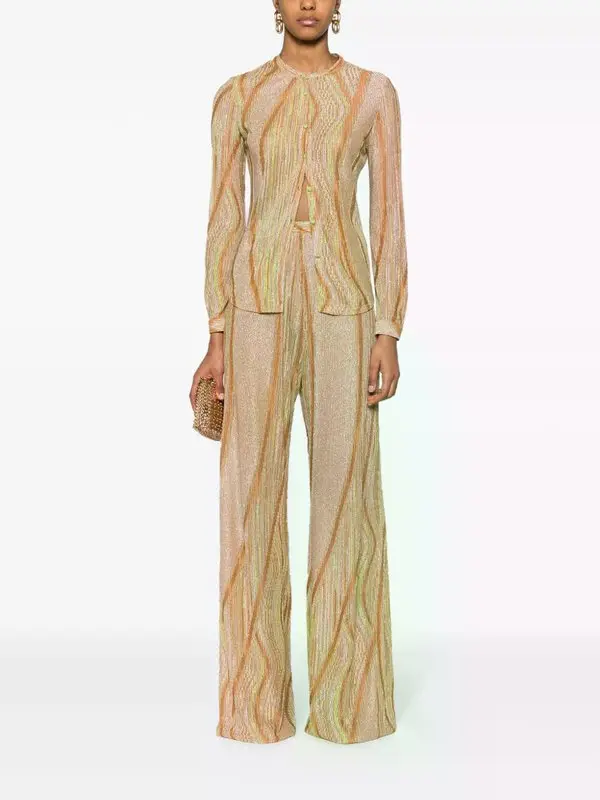 FORTE_FORTE Striped Ribbed Shirt