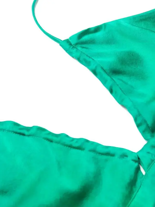 FORTE_FORTE Triangle-cup Satin Bra