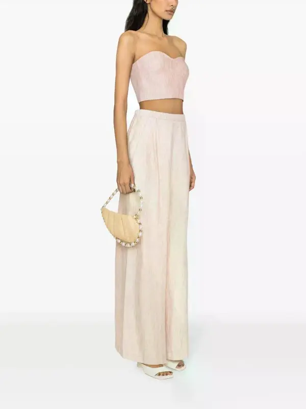 FORTE_FORTE Strapless Bustier Crop Top