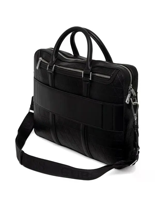 Guess Torino Geometric Patterned Briefcase
