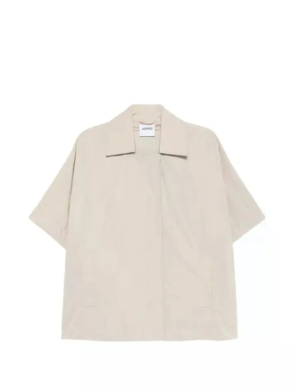 Aspesi Short-sleeve Concealed-fastening Jacket