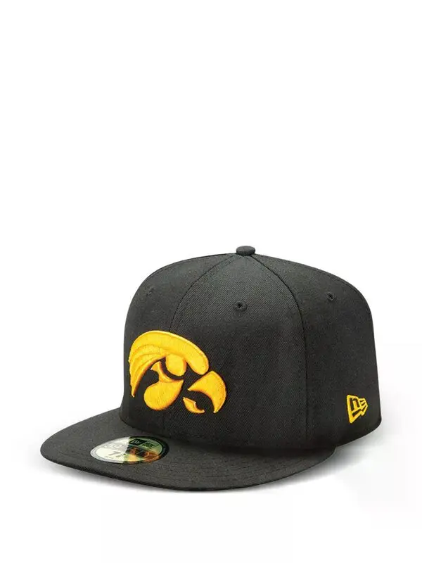 New Era Iowa Hawkeyes Logo Fitted Cap - Black