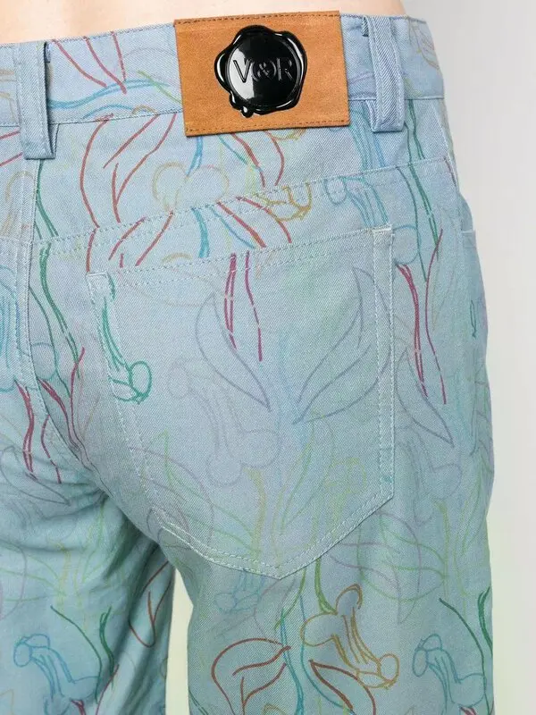 Viktor & Rolf Printed Cotton Knee-length Shorts