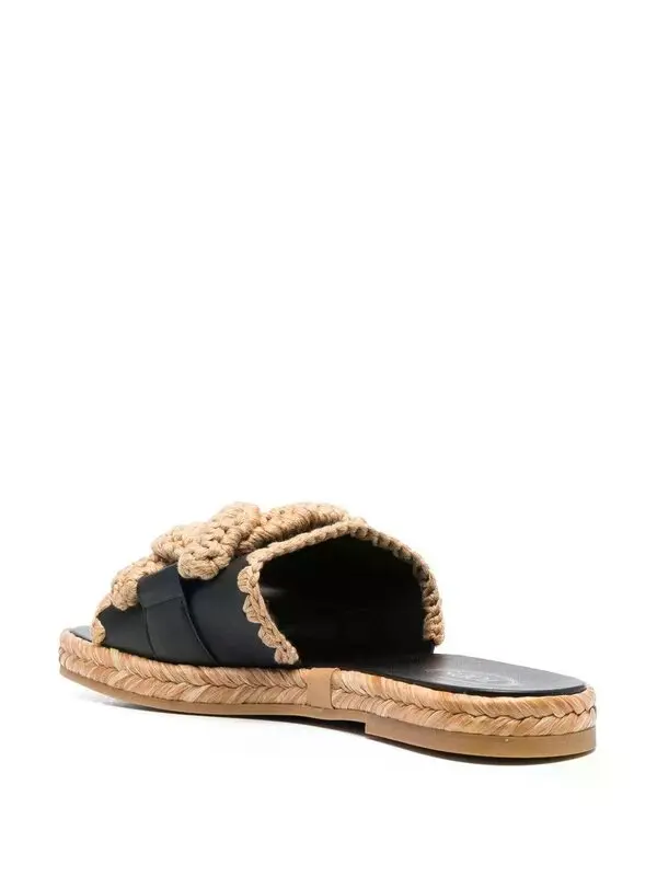 TOD'S Kate Crochet Sandals