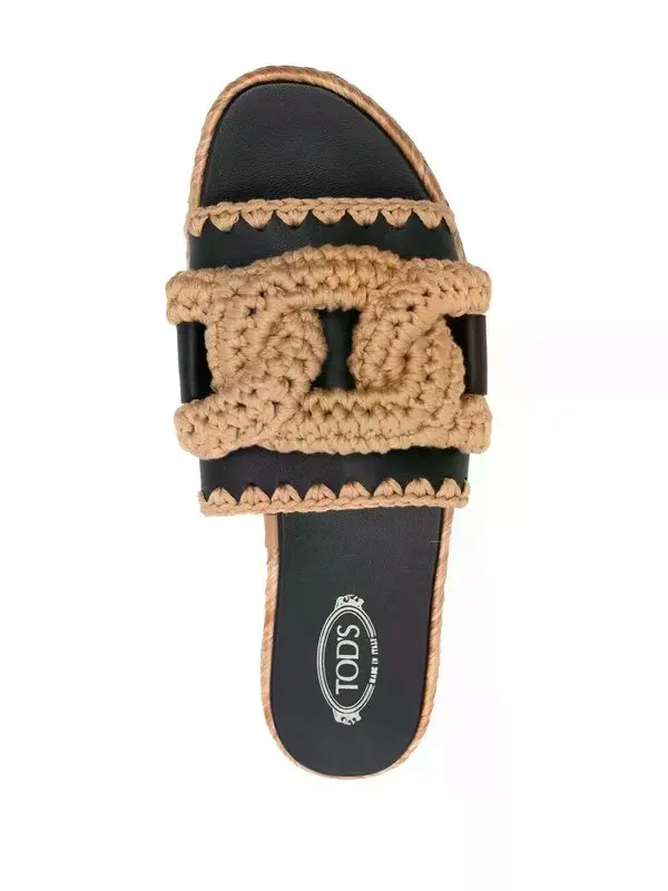 TOD'S Kate Crochet Sandals