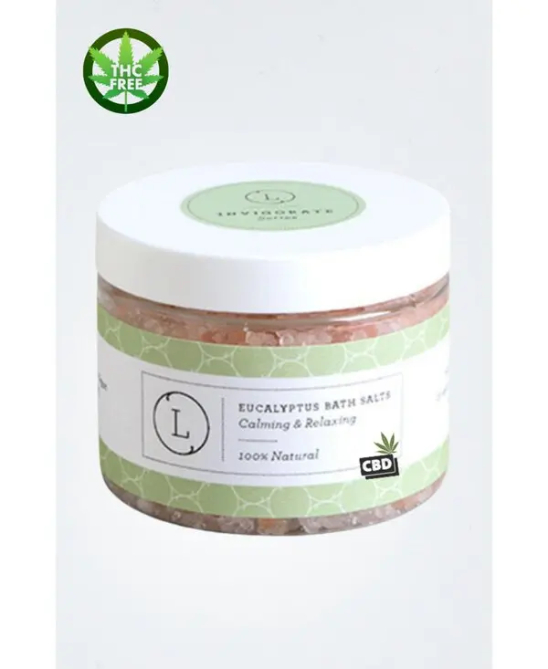 LIZUSH Cbd Eucalyptus Natural Bath Salts - No Color