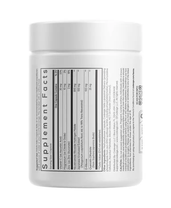 CODEAGE Liposomal Nrhm Resveratrol