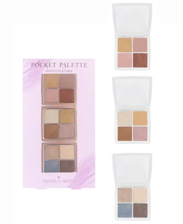 CREATED FOR MACY'S 3-piece Pocket Palettes Set - No Color