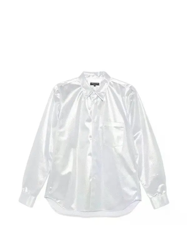 Comme Des Garçons Perforated-mesh Shirt