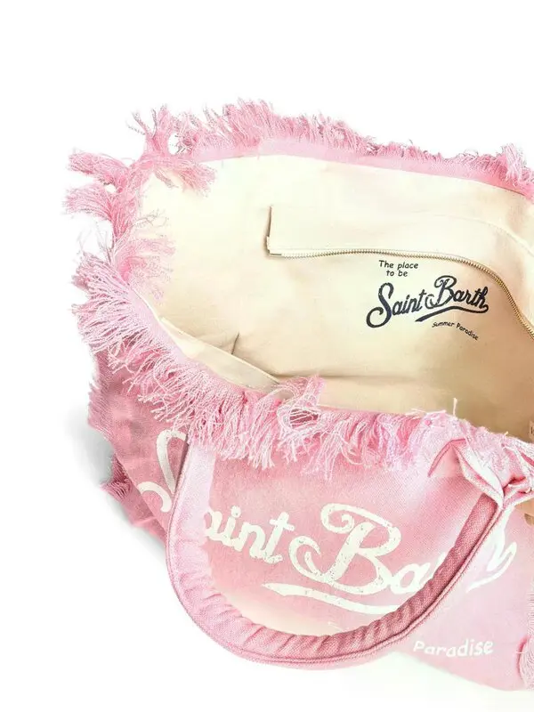 MC2 SAINT BARTH Logo Print Tote Bag - Pink