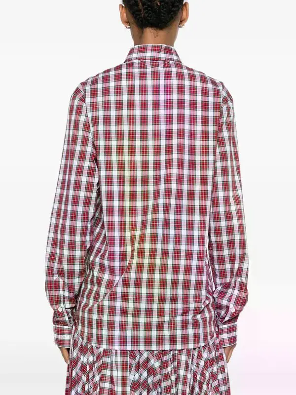 N°21 Check-pattern Button-down Shirt