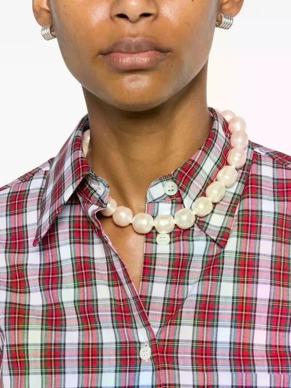 N°21 Check-pattern Button-down Shirt