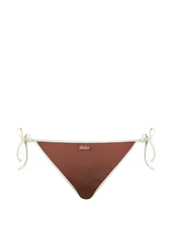 MC2 SAINT BARTH Side-tie Bikini Bottoms - Brown