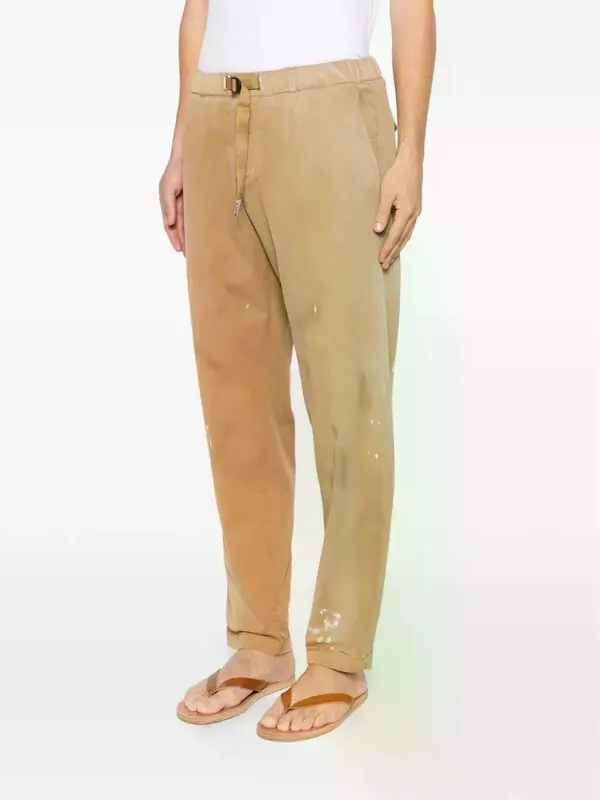 WHITE SAND Belted Trousers