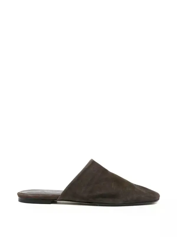 AeydĒ Suede Mules - Brown