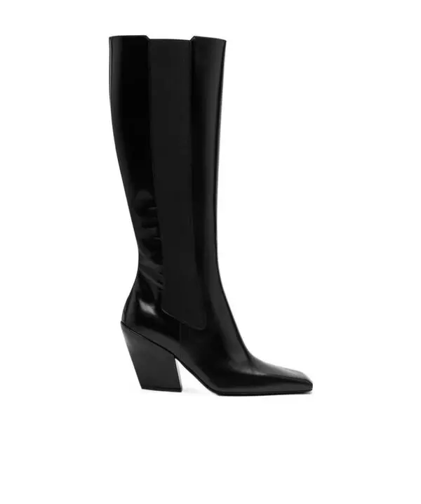 Prada Heeled Square Toe Boots