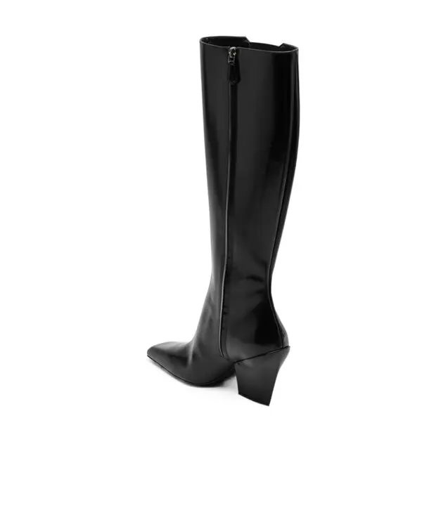 Prada Heeled Square Toe Boots