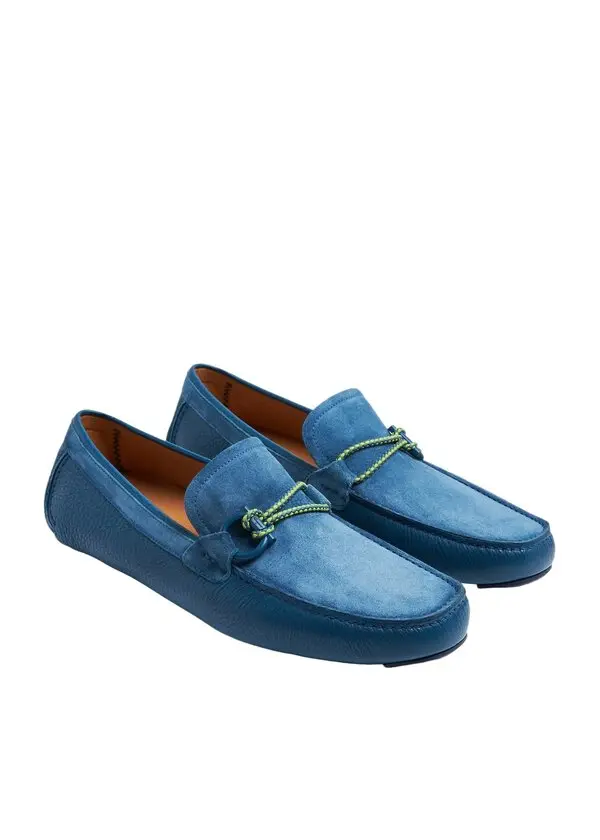FERRAGAMO Gancini Driver Moccasins