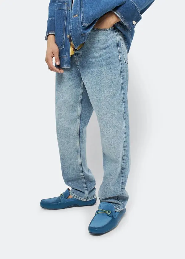 FERRAGAMO Gancini Driver Moccasins