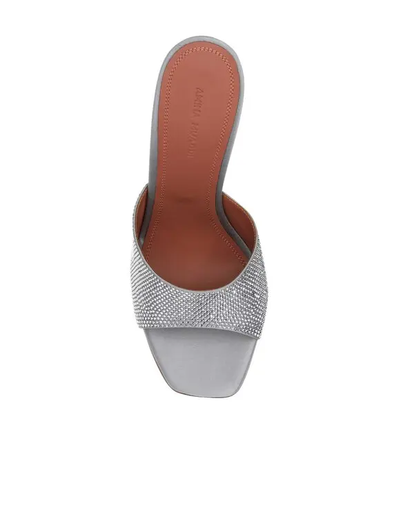 Amina Muaddi Embellished Wedge Sandals