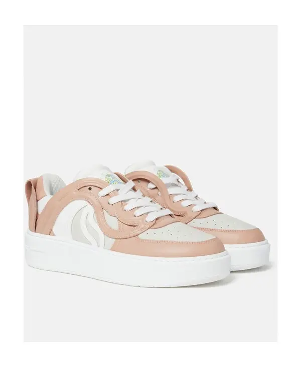 Stella McCartney S-wave Lace-up Sneakers - White