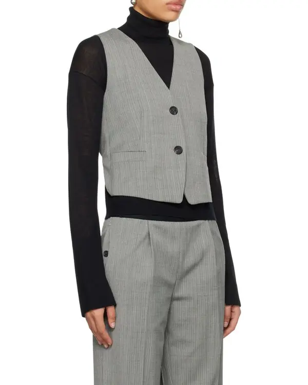Helmut Lang Herringbone Vest