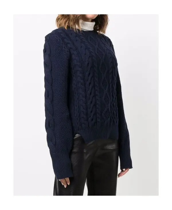 Stella McCartney Aran Stitch Cropped Jumper