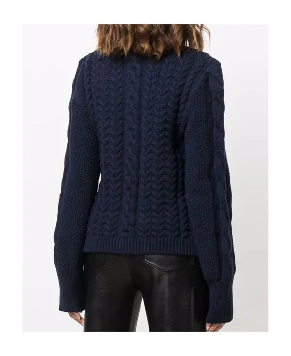 Stella McCartney Aran Stitch Cropped Jumper