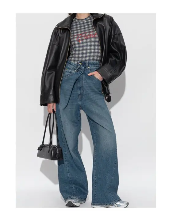 DARKPARK Leather Zip-up Jacket