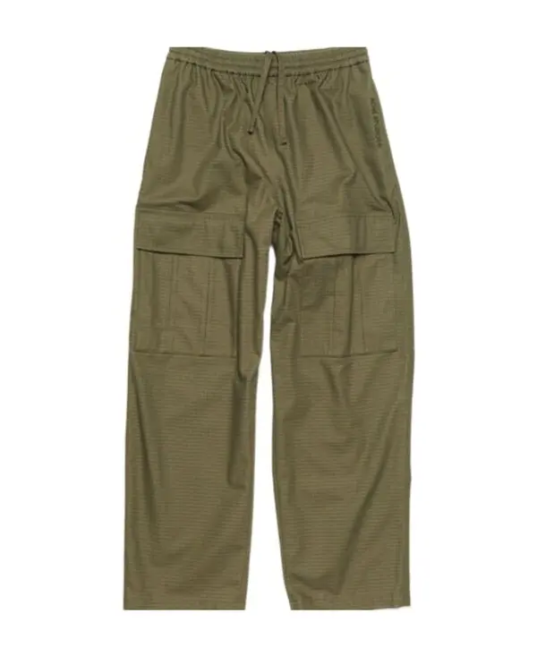 Acne Studios Logo Embroidered Straight Leg Trousers