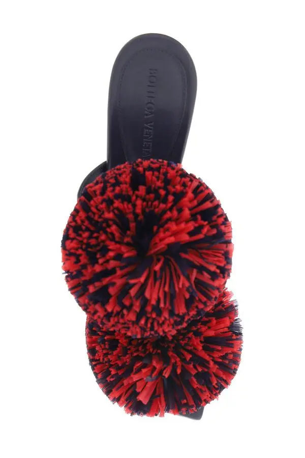 Bottega Veneta Floral Detailed Heeled Sandals