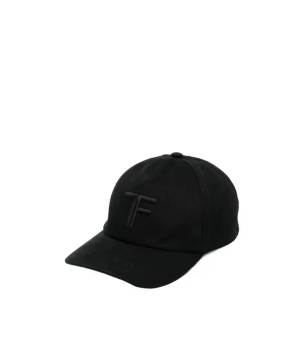 TOM FORD Letter Baseball Cap - Black