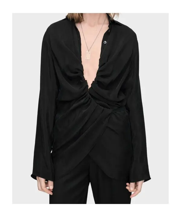 MAISON MARGIELA Draped Front Shirt
