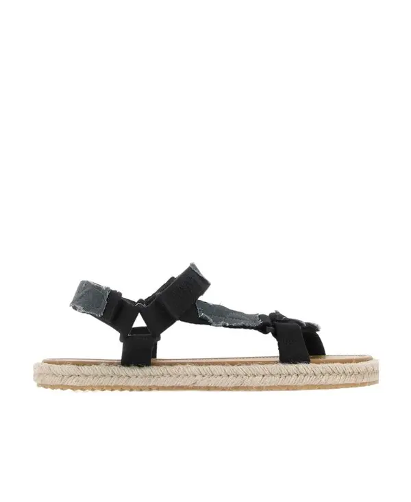 MAISON MARGIELA Threadbare Strappy Open-toe Sandals - Black