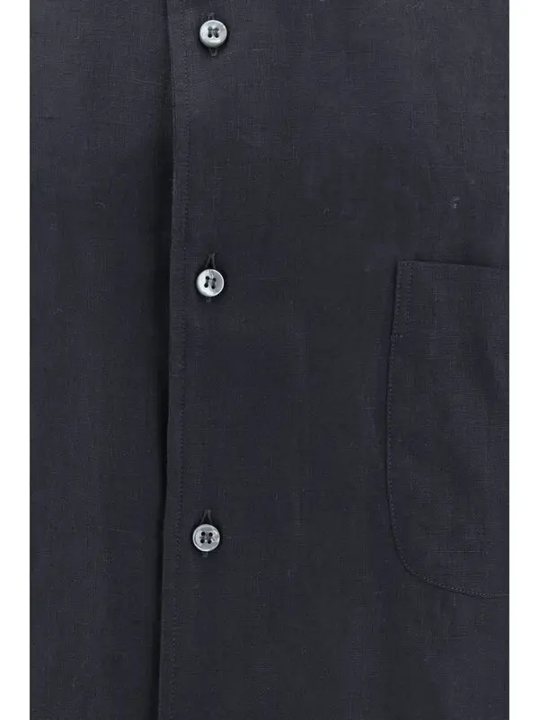 Loro Piana André Buttoned Shirt - Blue