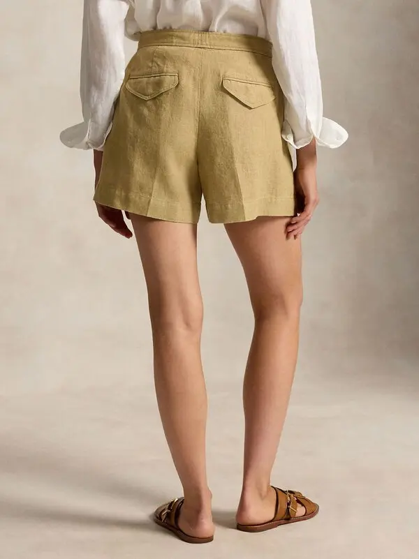 Polo Ralph Lauren High-rise Pleated Shorts
