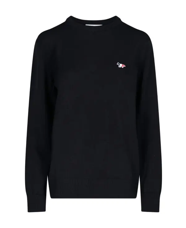 Maison Kitsuné Fox Patch Crewneck Jumper