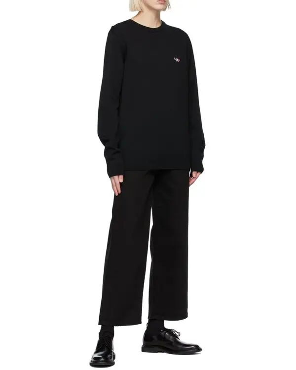 Maison Kitsuné Fox Patch Crewneck Jumper