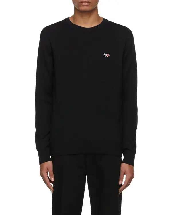 Maison Kitsuné Fox Patch Crewneck Jumper