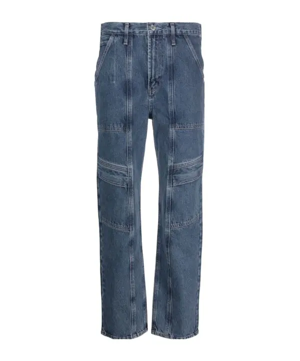 AGOLDE Cooper High-waisted Straight-leg Jeans