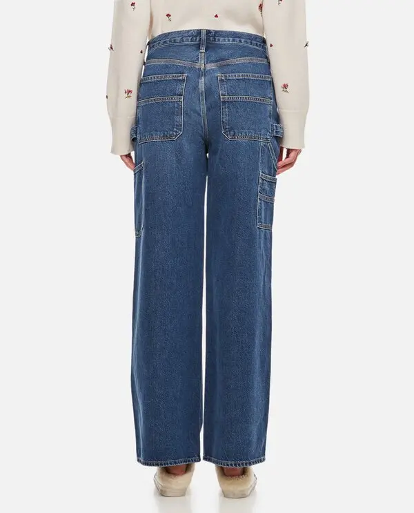AGOLDE Wide-leg Jeans With Button Fly