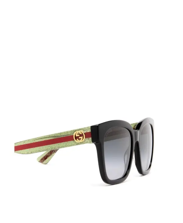 Gucci Square Frame Sunglasses With Logo Detail