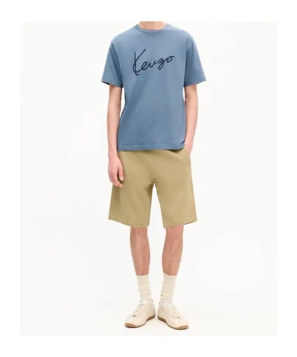 Kenzo Signature Embroidered T-shirt - Anthracite