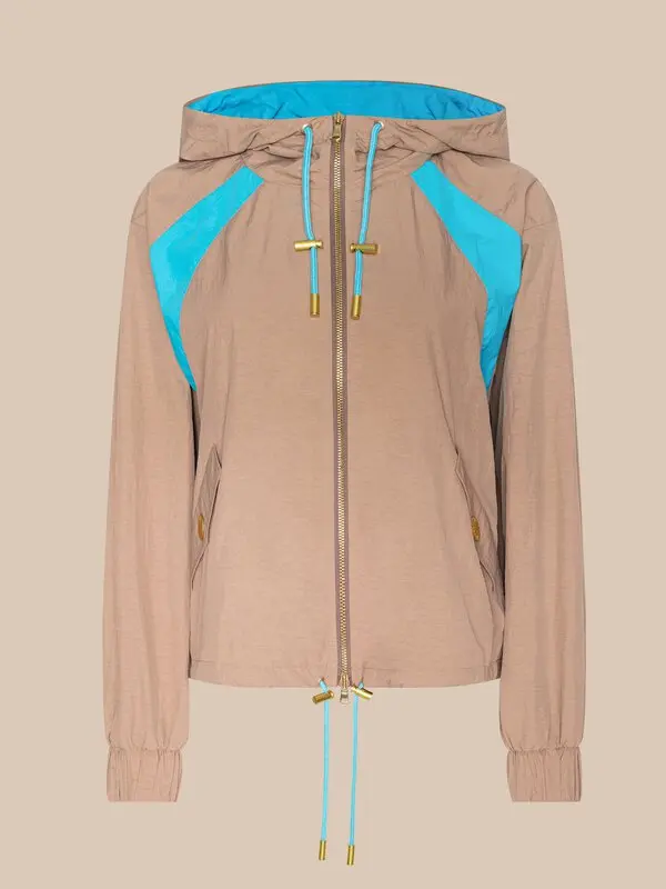 L'Agence Lark Windbreaker With Color Blocking