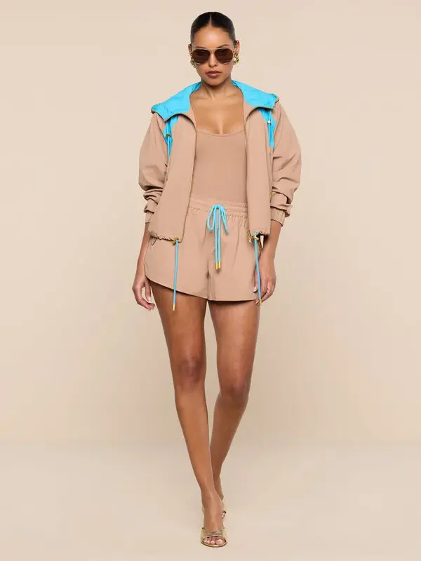 L'Agence Lark Windbreaker With Color Blocking
